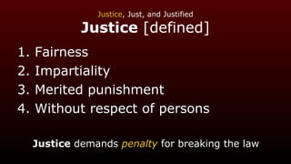 L6 Attributes of God: The Justice of God | PDF