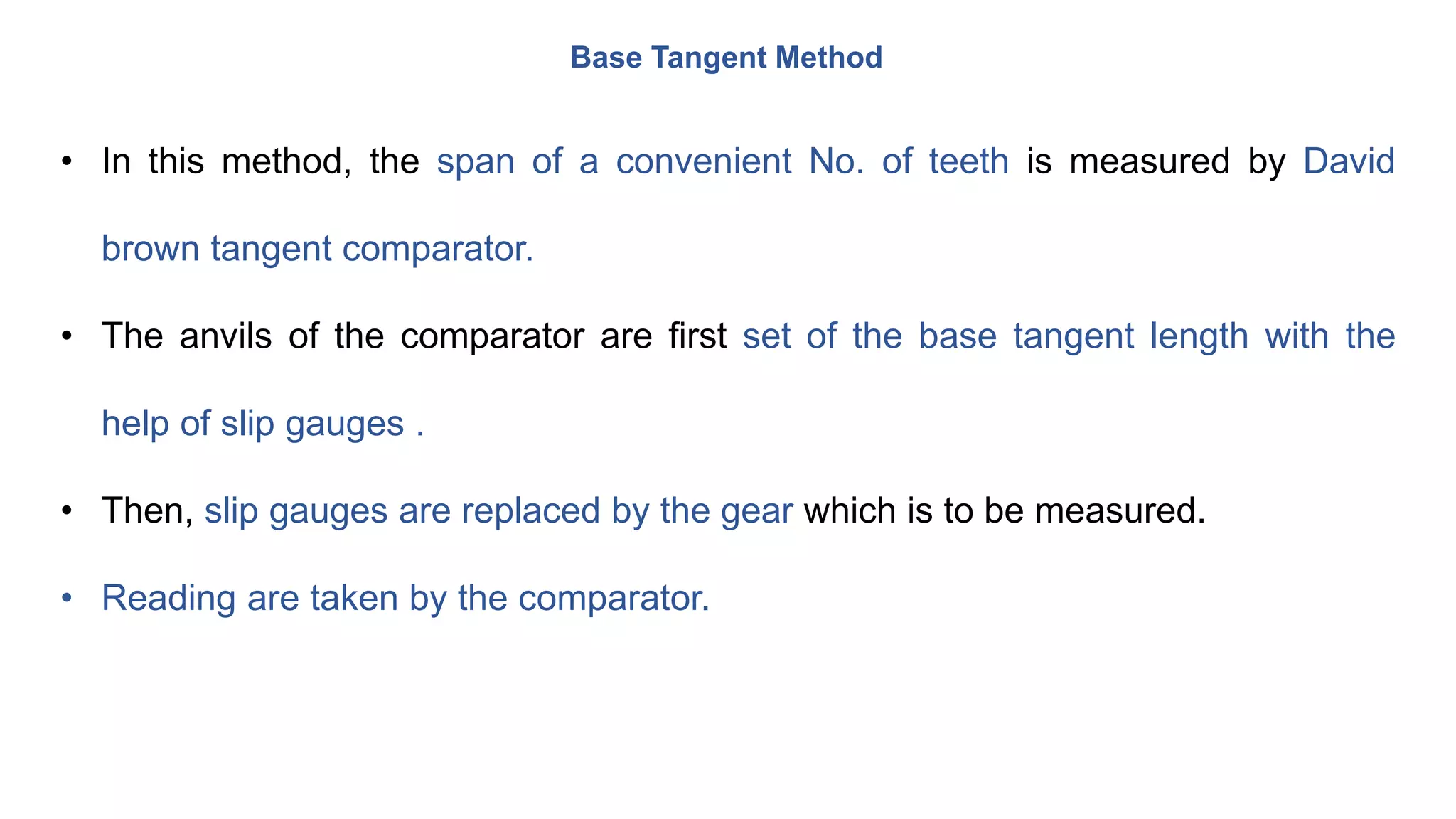 L6 measurement of gear tooth | PPTX