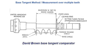 L6 measurement of gear tooth | PPTX