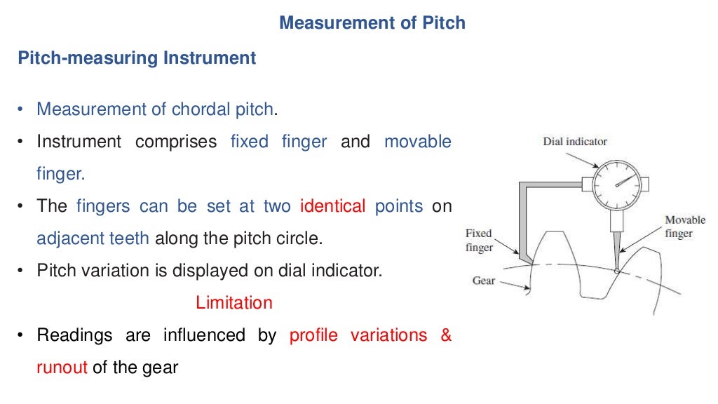 L6 measurement of gear tooth