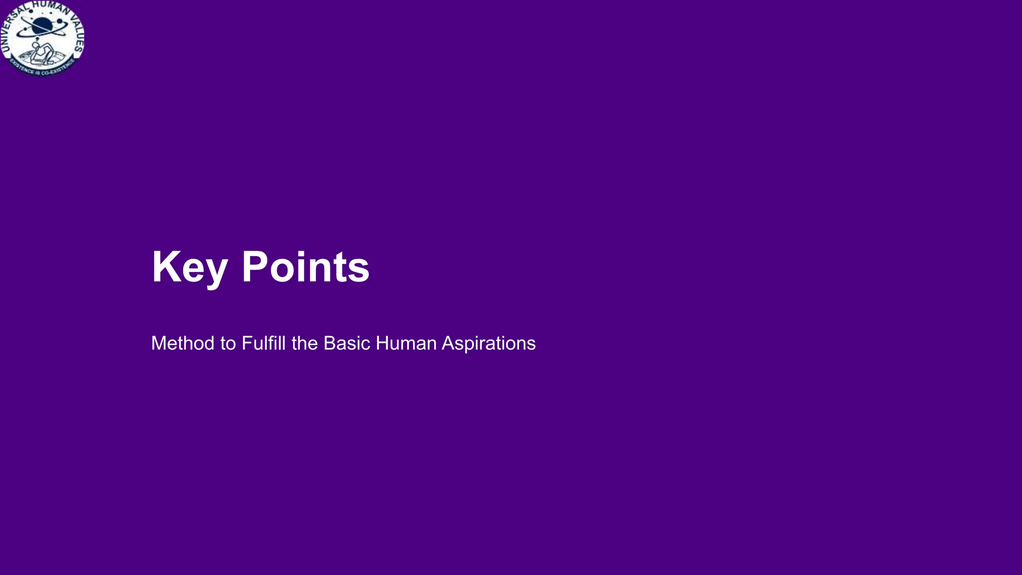 L 6 Method to Fulfill Basic Human Aspirations v2.ppt