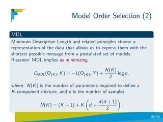 CVPR2010: Advanced ITinCVPR in a Nutshell: part 6: Mixtures | PPT