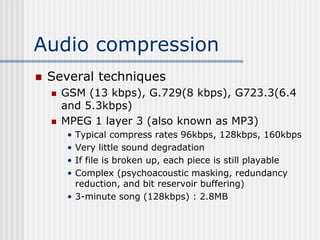 Multimedia data compression challenge and their solution | PPT