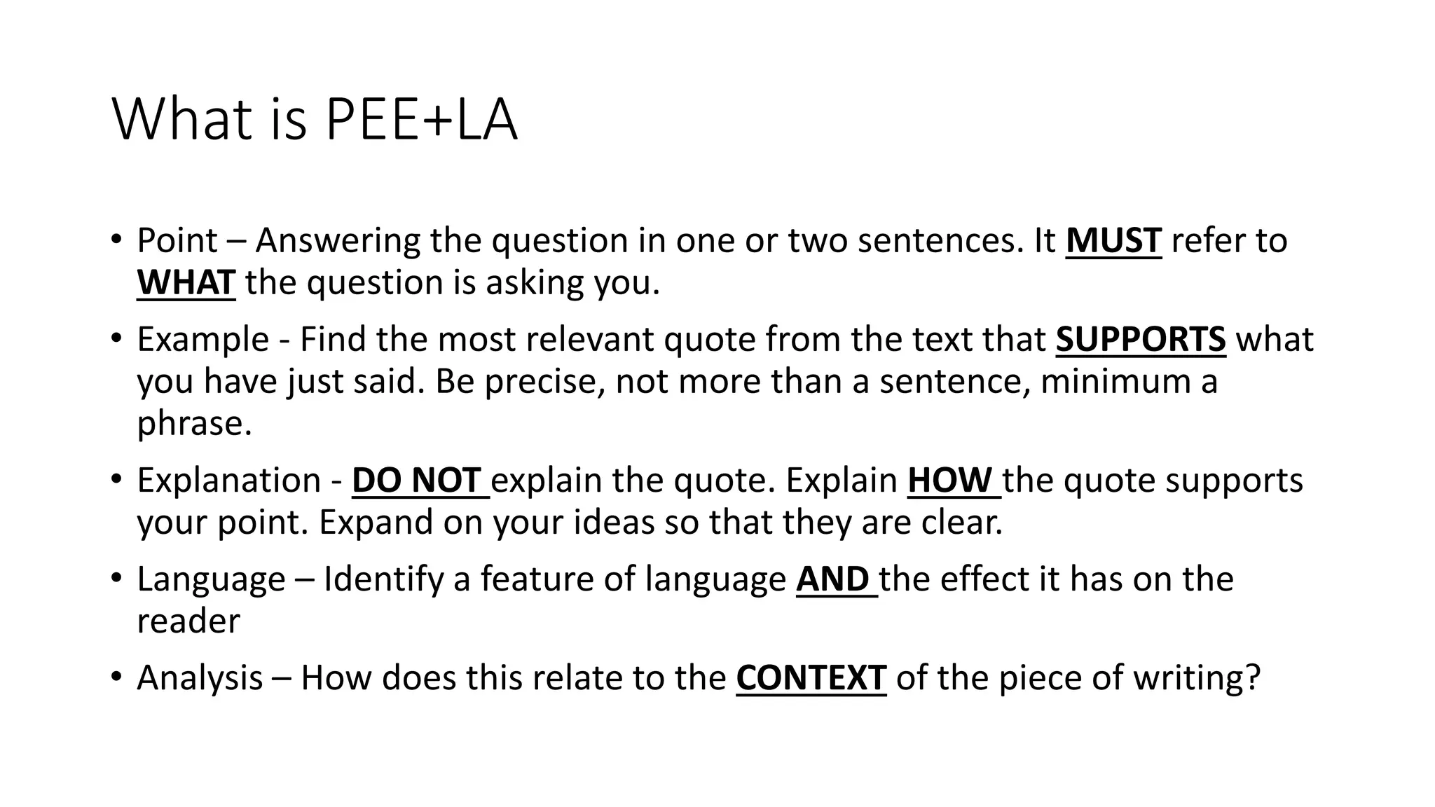 9AS L6 PEE practice | PPTX