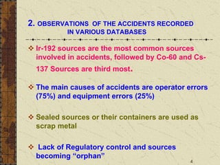 L6 safety and security of radiation sources | PPT | Logistics and ...