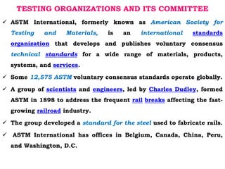 L6 testing organizations and its committee | PPTX