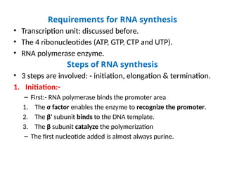 L6 Transcription and RNA synthesisq.pptx