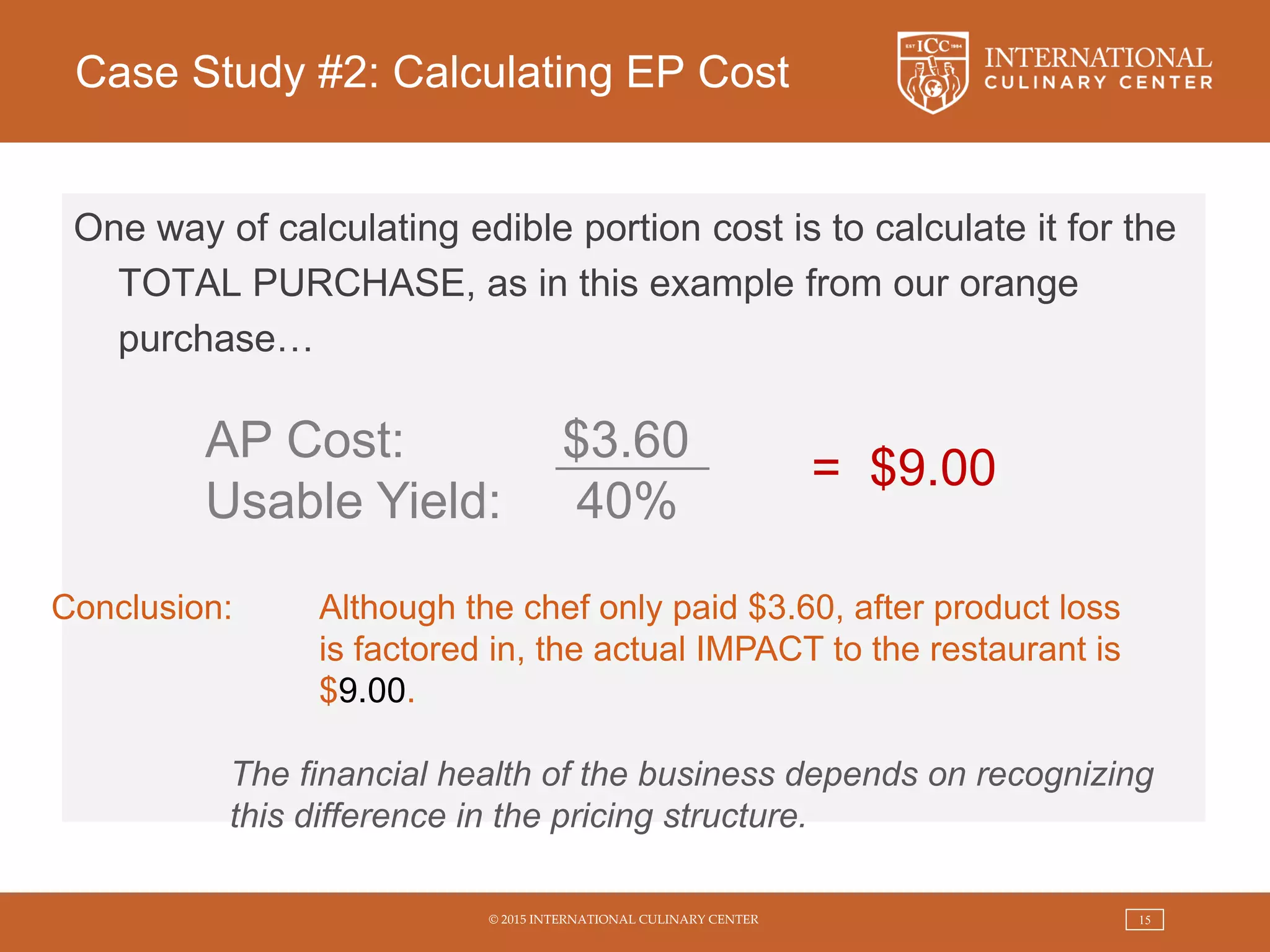 Food Costing | PPTX