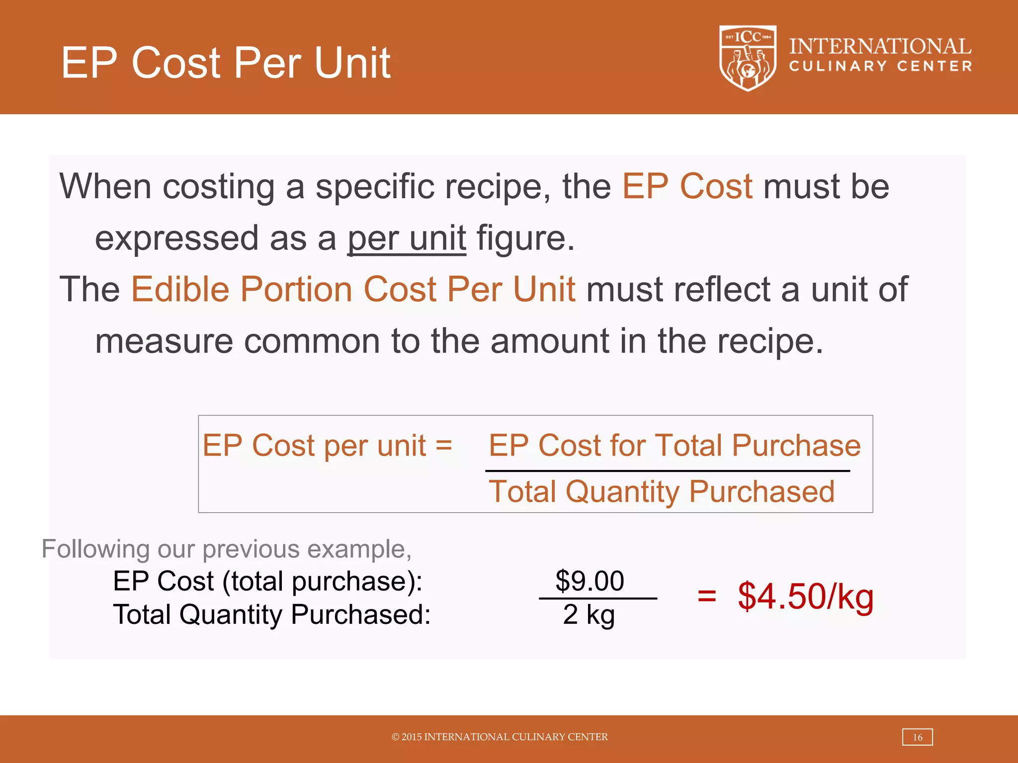 Food Costing | PPTX
