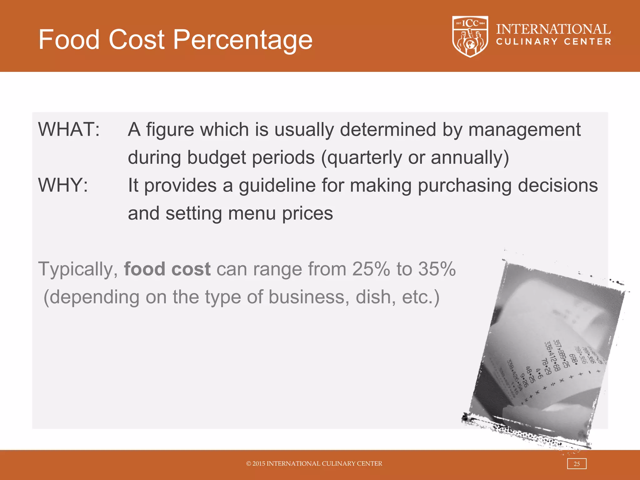 Food Costing | PPTX