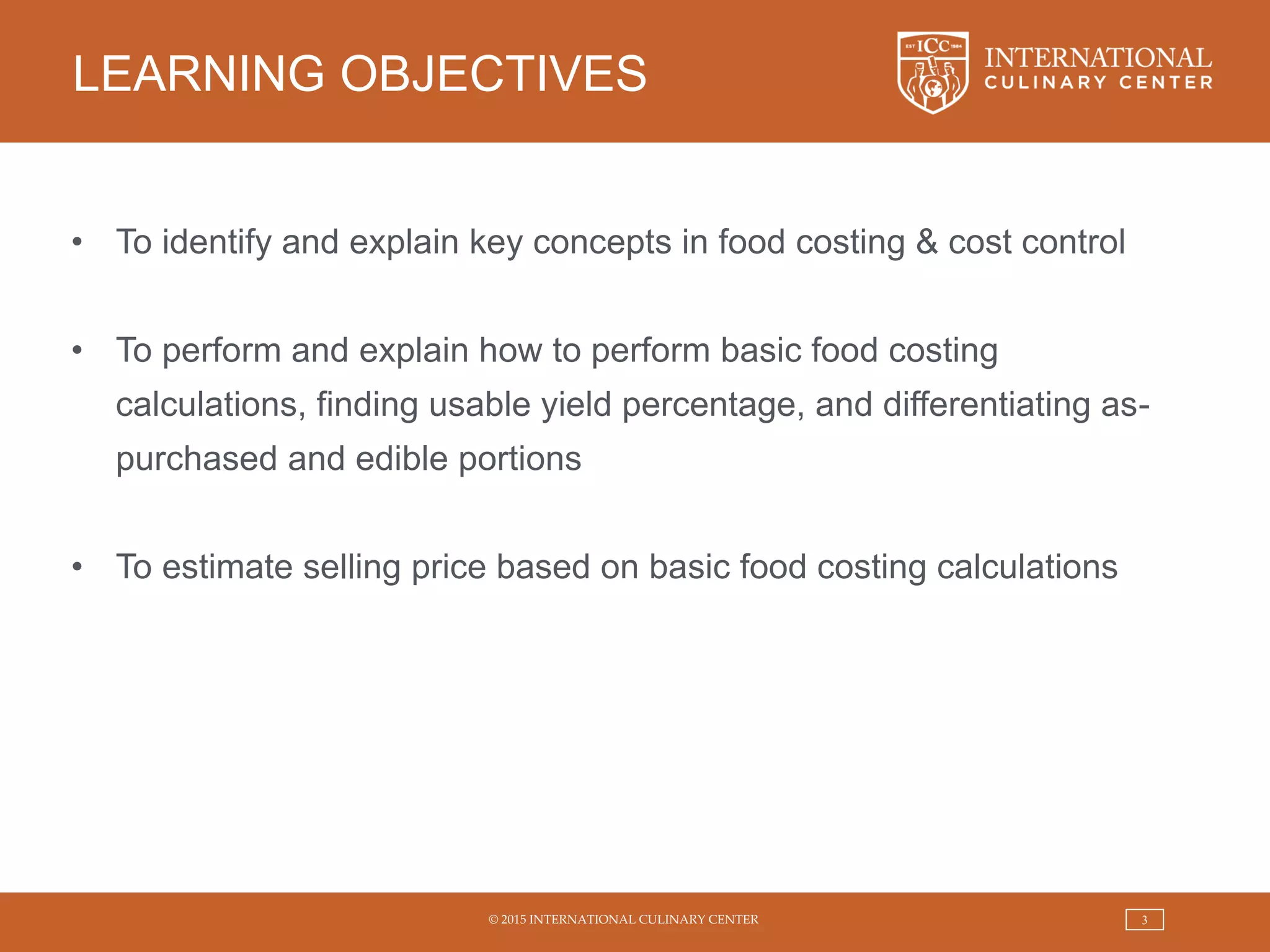 Food Costing | PPTX