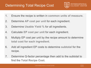 Food Costing | PPTX