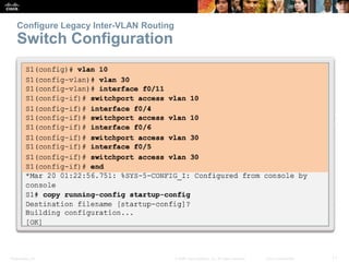 CCNAv5 - S2: Chapter5 Inter Vlan Routing | PDF