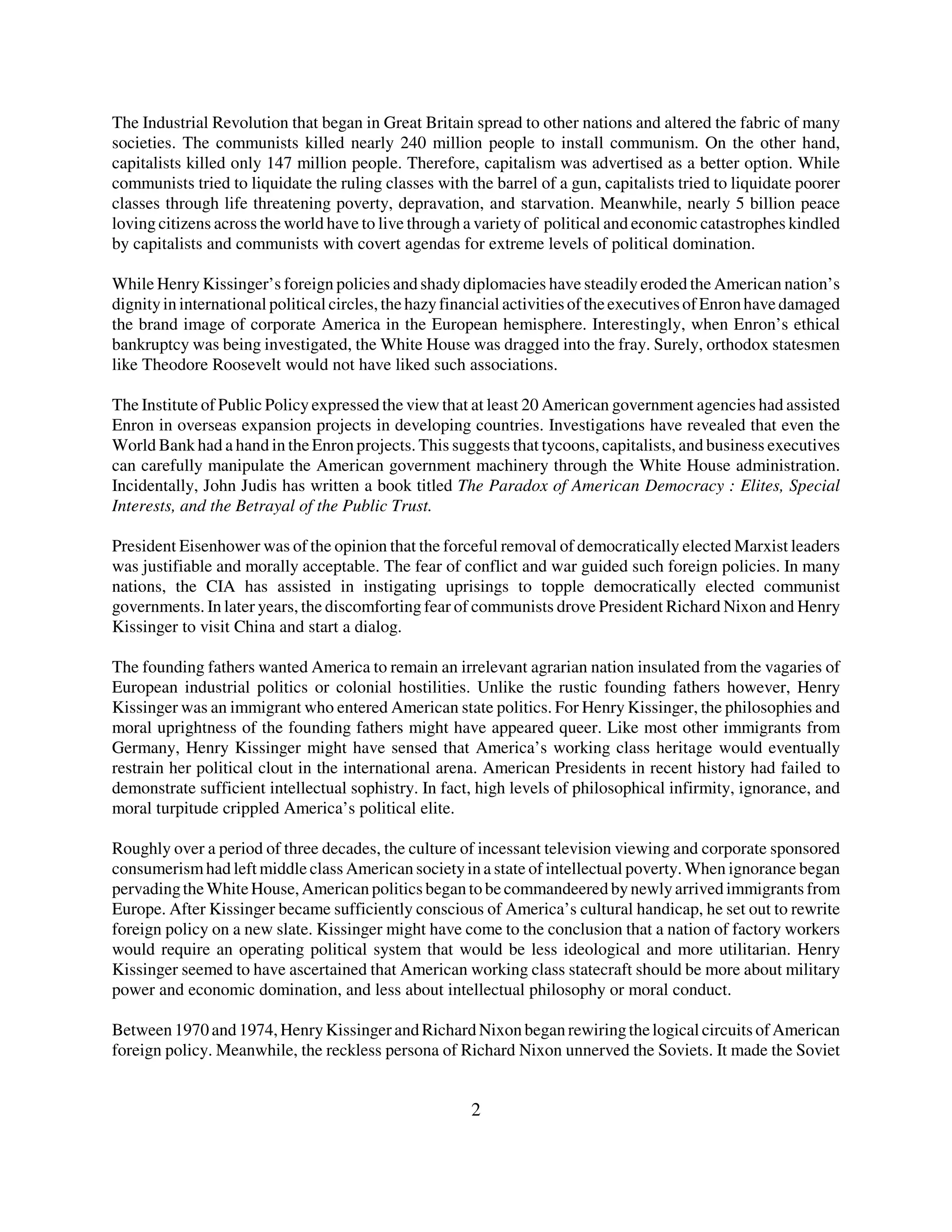 THE STORY OF HENRY KISSINGER | PDF
