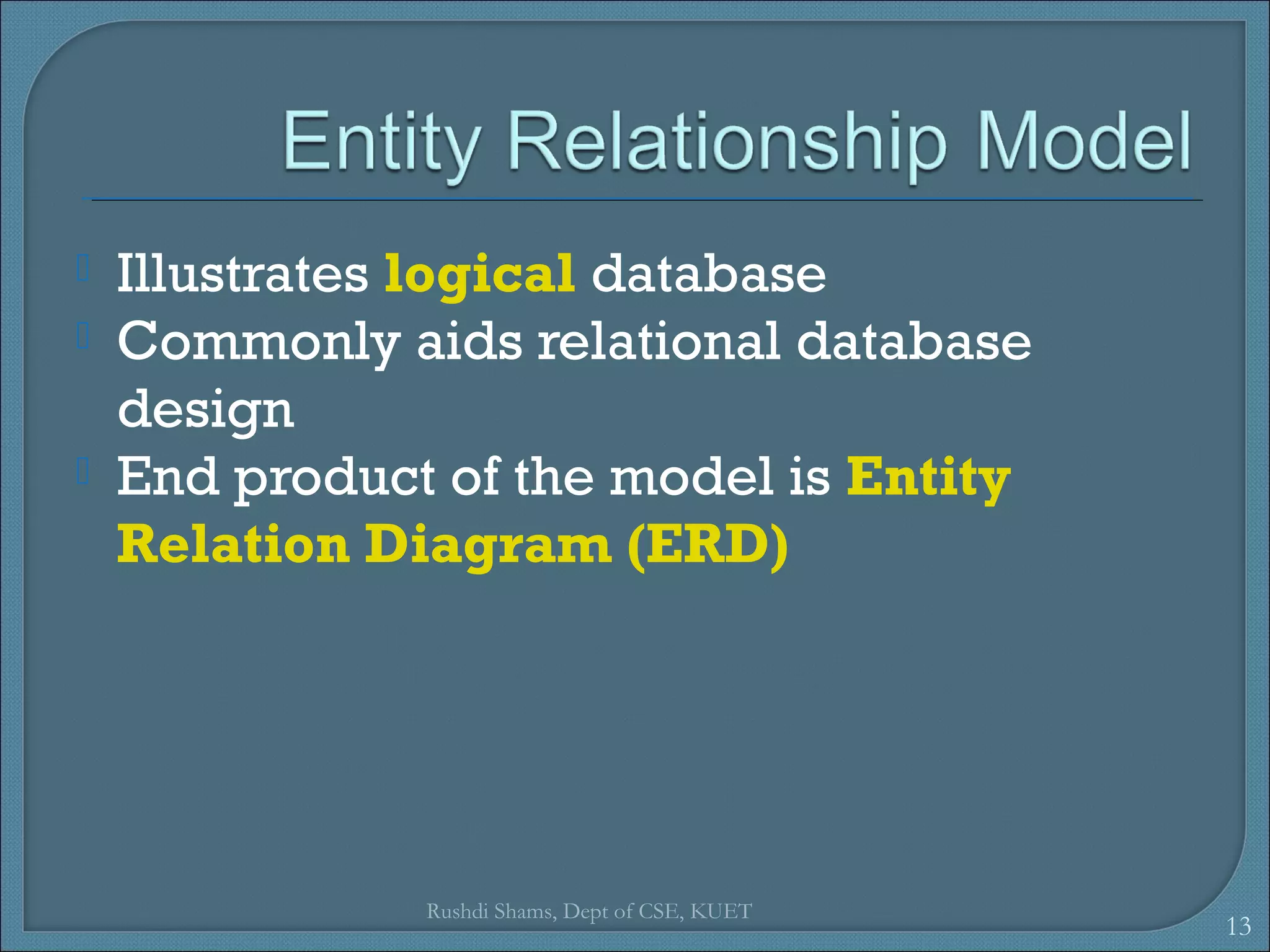 L7 data model and dbms architecture | PPT