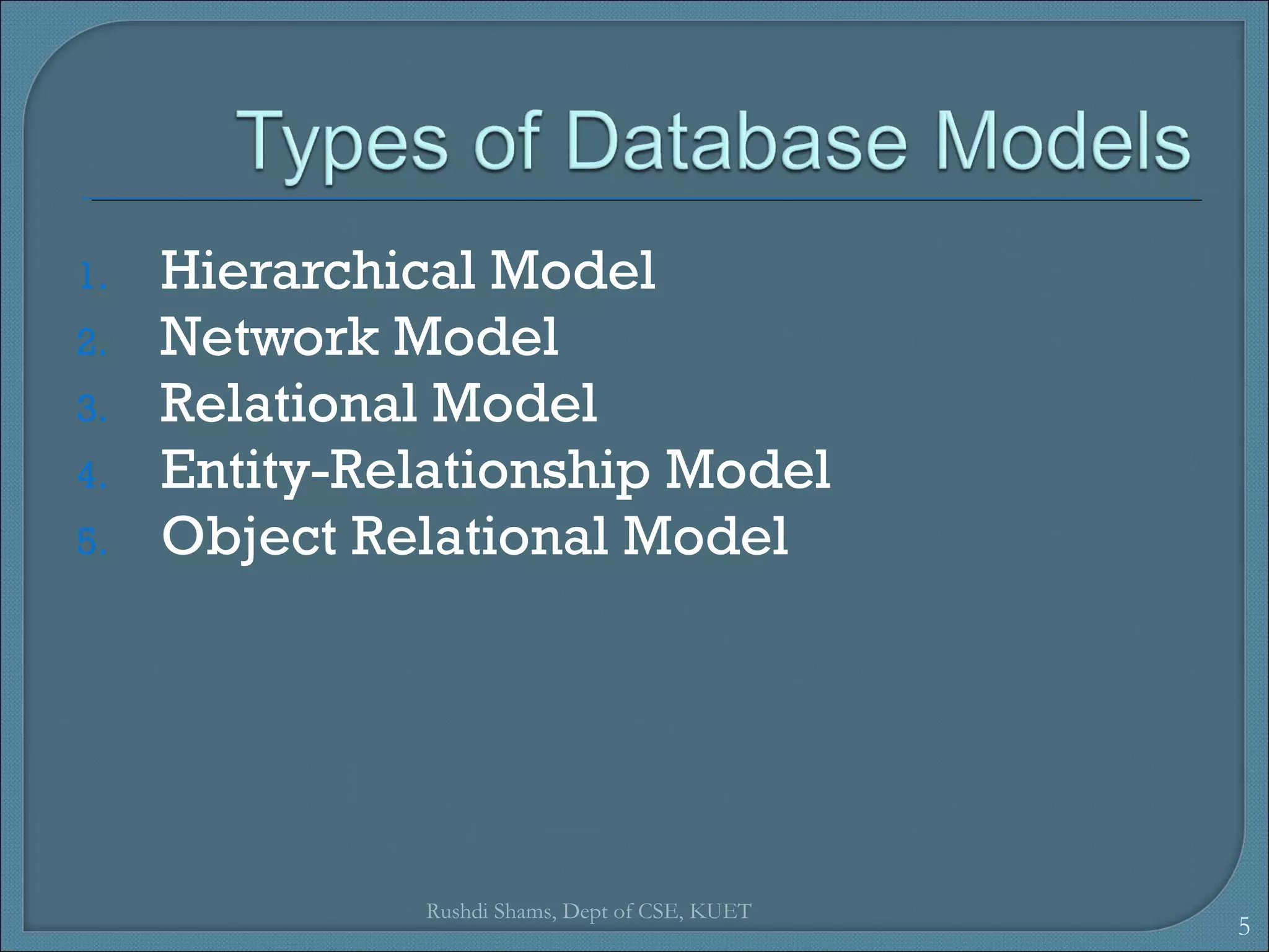 L7 Data Model And Dbms Architecture Ppt