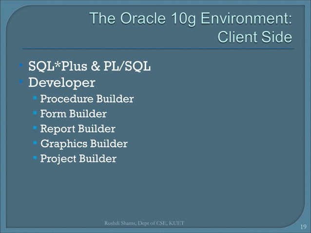 L7 data model and dbms architecture | PPT