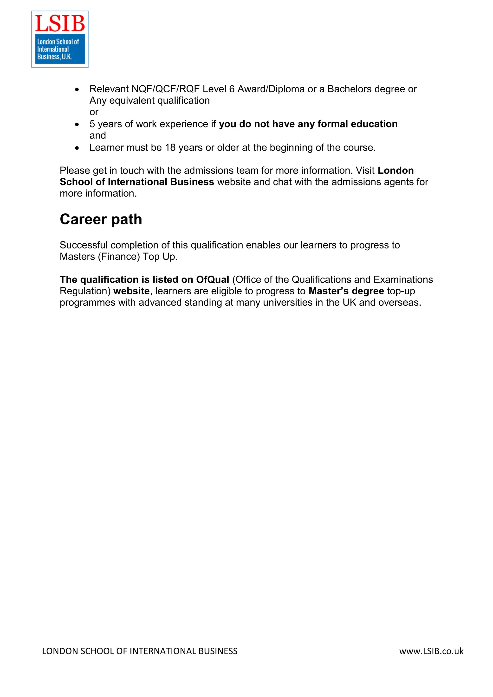 Level 7 Diploma in Education Management and Leadership | PDF