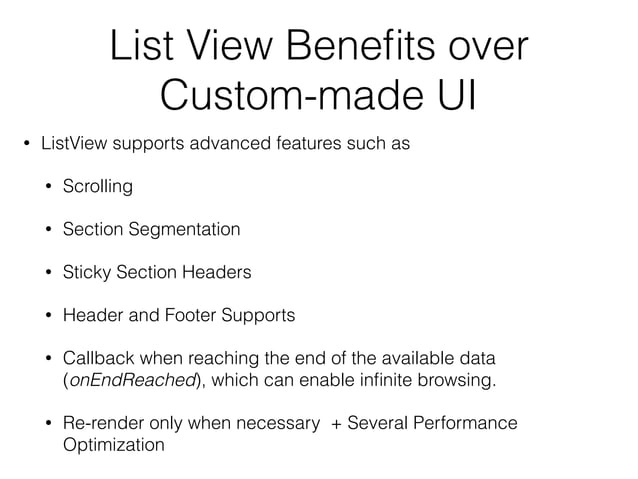 React Native Tutorial Lecture 7 Navigation Scene Transition Listview Ppt