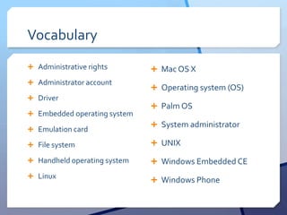 L7 operating system | PPTX
