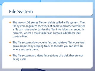 L7 operating system | PPTX