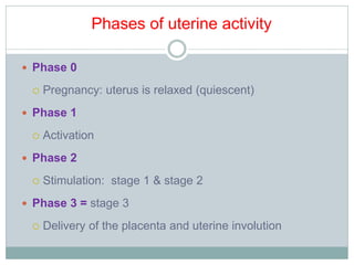 L7-Physiology of labor.pdf lecture notes | PDF