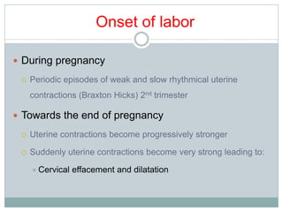 L7-Physiology of labor.pdf lecture notes | PDF