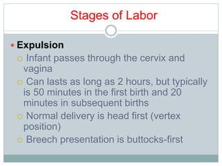 L7-Physiology of labor.pdf lecture notes | PDF