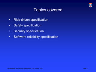 Safety specification (CS 5032 2012) | PPTX