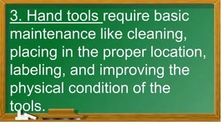 TOOLS AND EQUIPMENT in Computer Servicing | PPTX