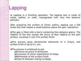 L7-Welding defects & precision and non precision finishing operation.pptx