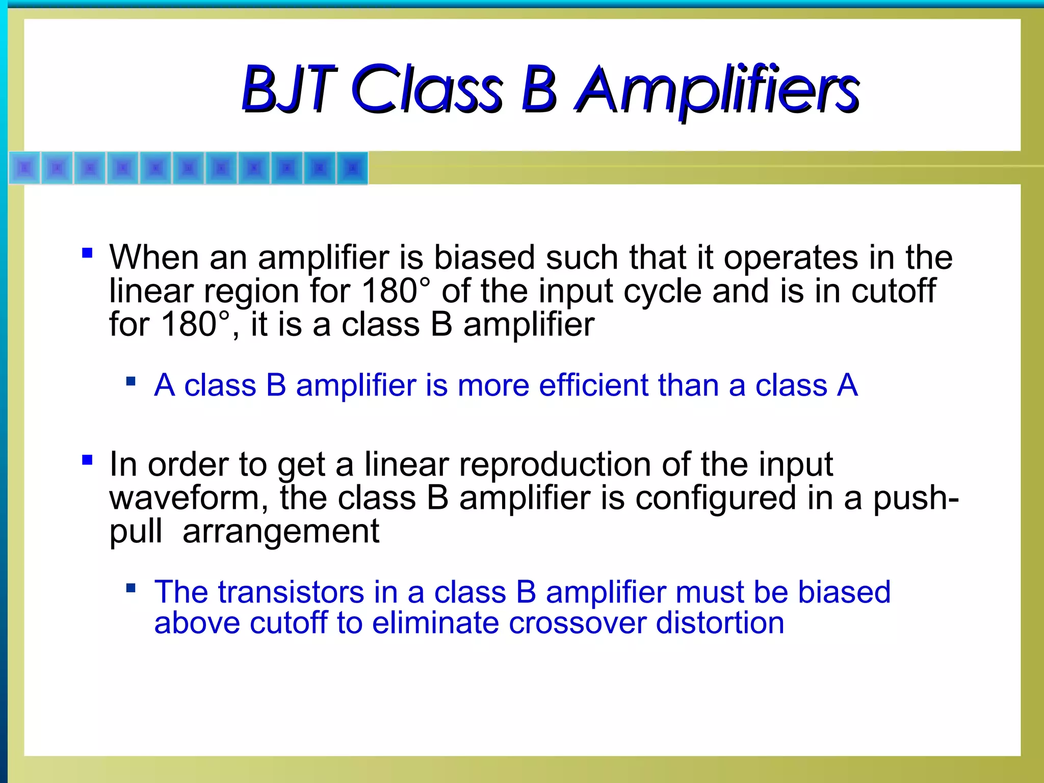 L7 bjt amplifier | PPT