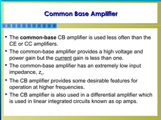 L7 bjt amplifier | PPT | Technology & Computing