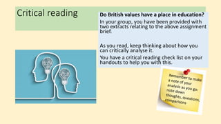 L7 critical analysis and reading | PPTX