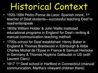 L7 deaf & hard of hearing | PPT