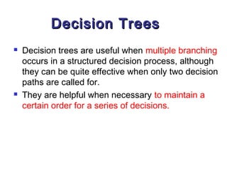 L7 decision tree & table | PPT
