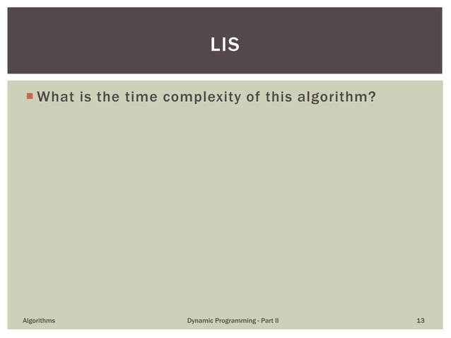 Dynamic Programming Part Ii Pptx Programming Languages Computing