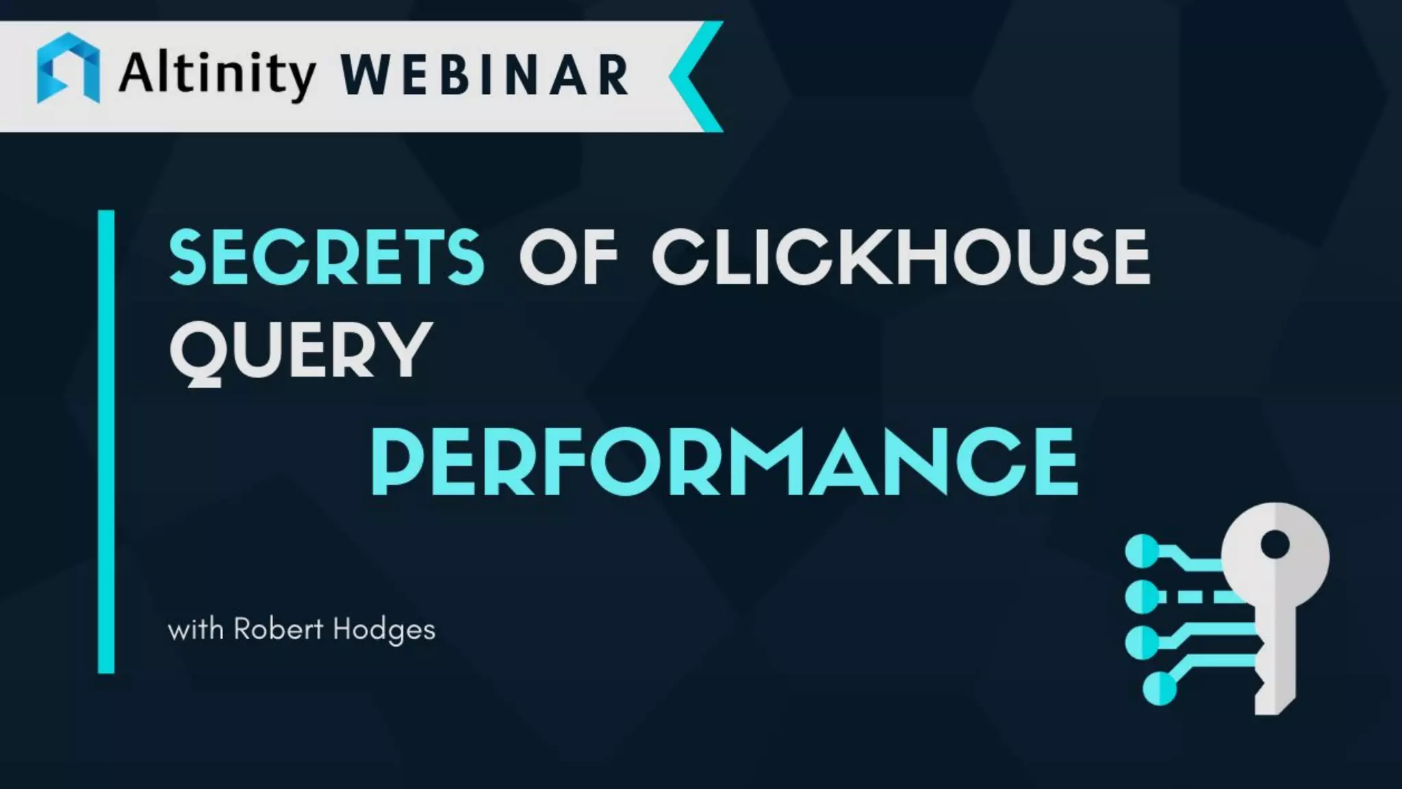 Webinar: Secrets of ClickHouse Query Performance, by Robert Hodges | PDF