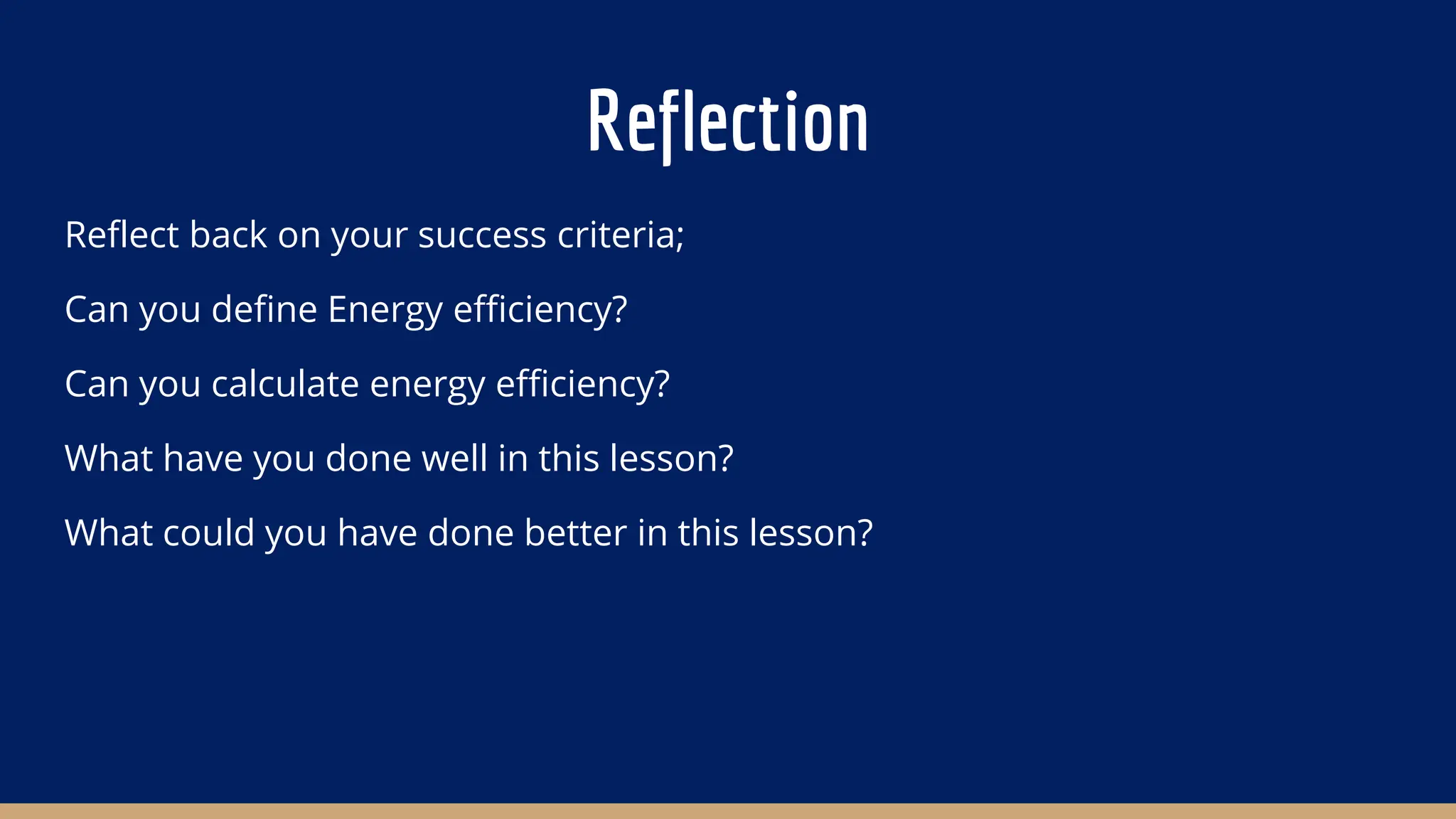 Energy Efficiency calculations for year 7 and year 8 students .pptx