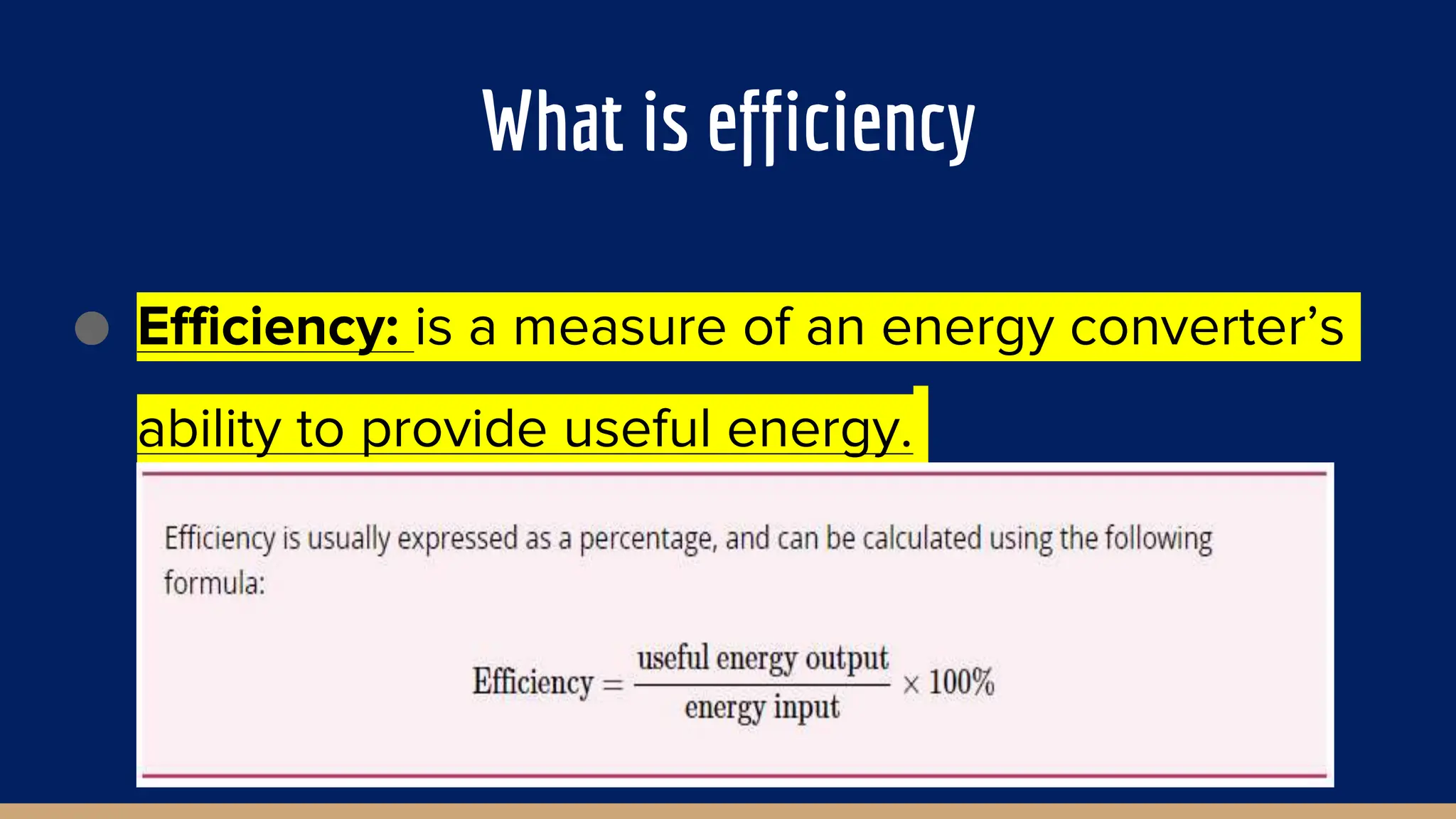 Energy Efficiency calculations for year 7 and year 8 students .pptx
