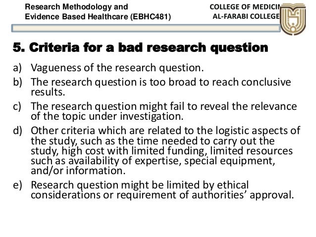L7 formulating objectives & research questions