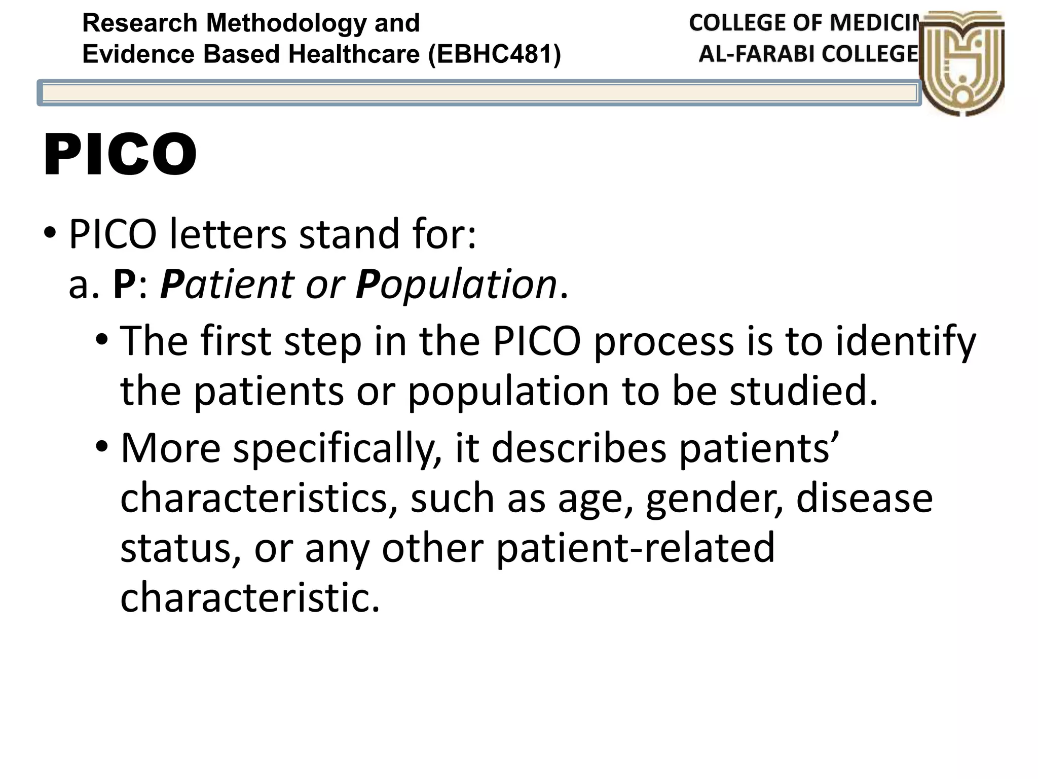 L7 formulating objectives and research questions | PPTX