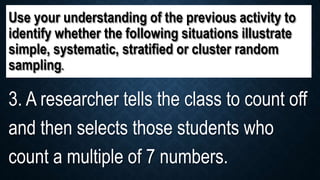 LESSON 7 ILLUSTRATING RANDOM SAMPLING G11 | PPTX