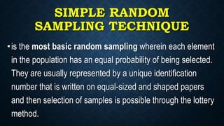 LESSON 7 ILLUSTRATING RANDOM SAMPLING G11 | PPTX