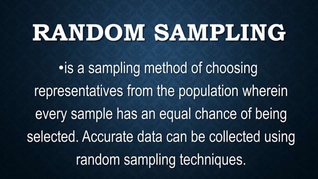 LESSON 7 ILLUSTRATING RANDOM SAMPLING G11 | PPTX