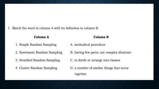 LESSON 7 ILLUSTRATING RANDOM SAMPLING G11 | PPTX