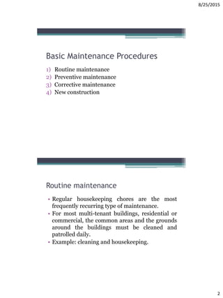 L7 managing maintenance and construction | PDF