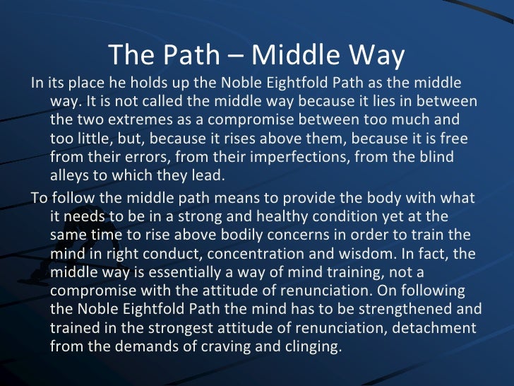 noble eightfold path