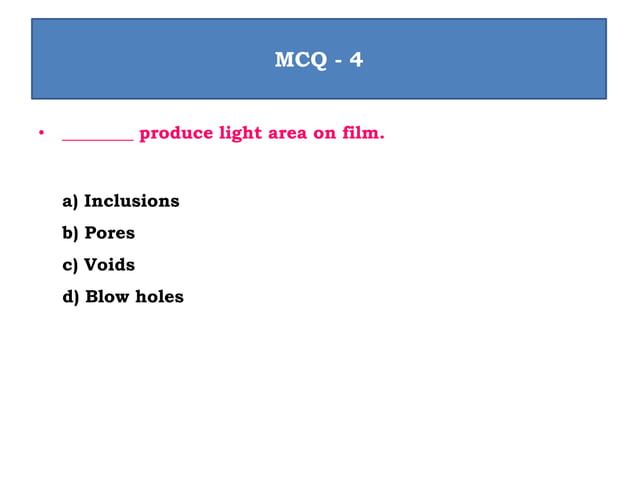 L7 overview of radiographic test | PPT