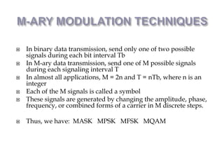 Digital modulation technique | PPTX